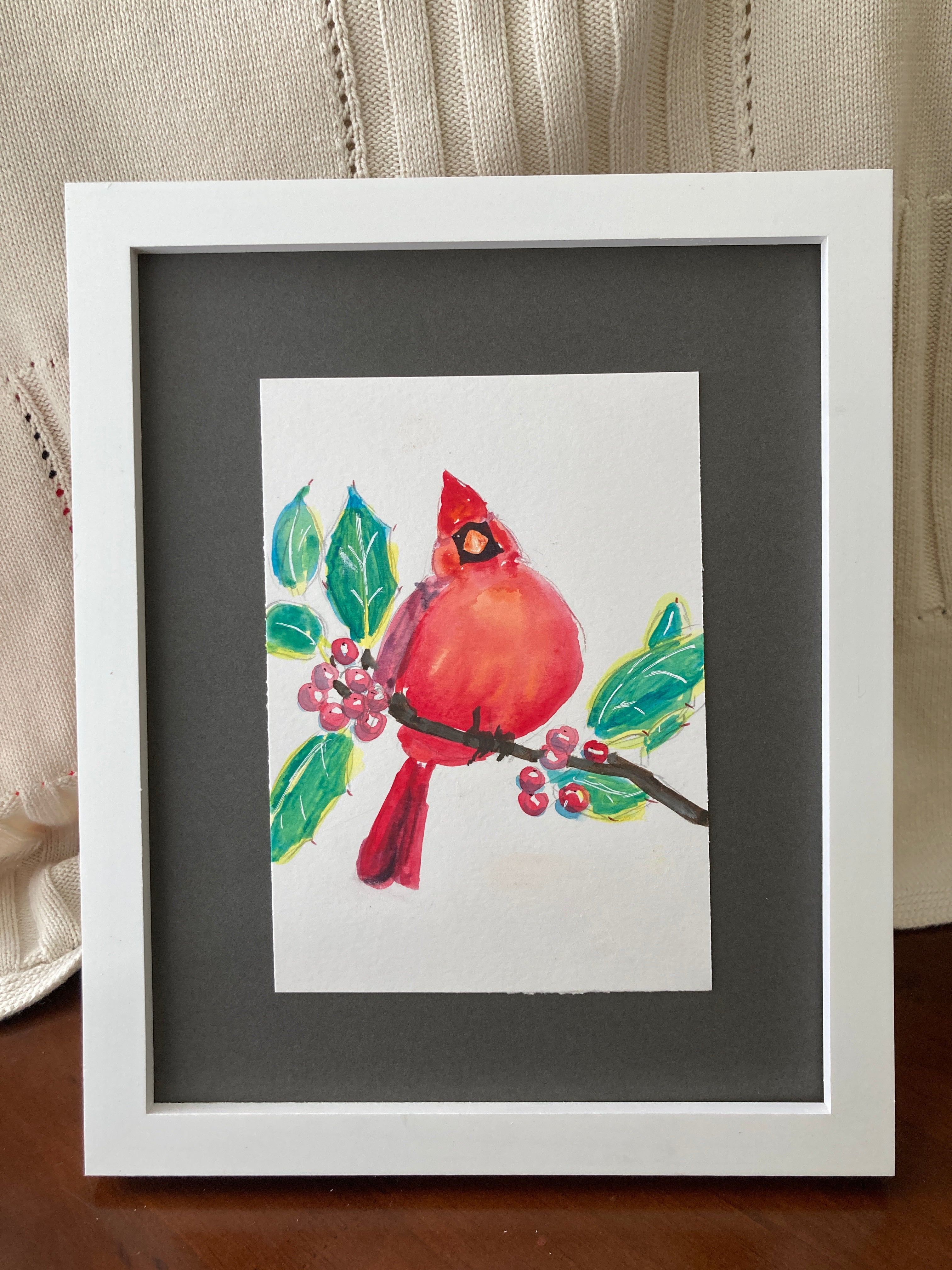 Cardinal Holly – Purple Spruce Art